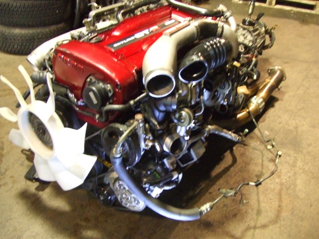 JDM NISSAN SKYLINE GTR RB26DETT R34 ENGINE WITH 6 SPEED GETRAG MT ...
