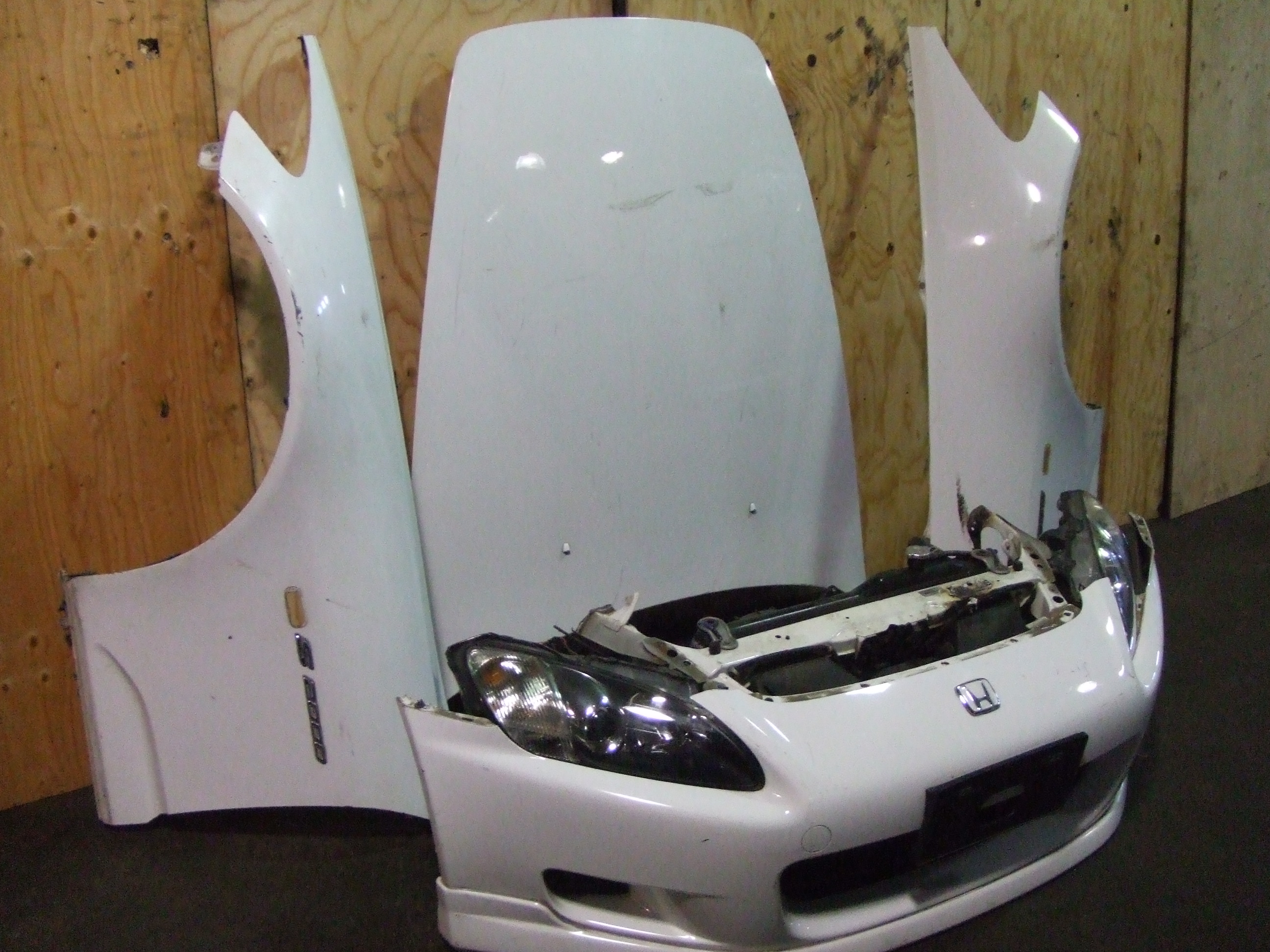 JDM HONDA S2000 AP1 FRONT END NOSE CUT HID HEAD LIGHTS HOOD BUMPER ...