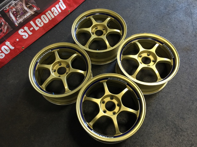 JDM ADVAN RG GOLD RIMS 17X7.5JJ 5X114.3 MAGS ONLY FOR SALE - JDM Tokyo ...