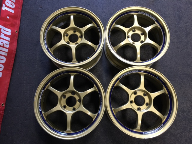 JDM ADVAN RG GOLD RIMS 17X7.5JJ 5X114.3 MAGS ONLY FOR SALE - JDM Tokyo ...