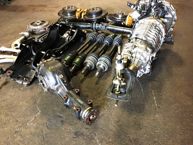 USED JDM SUBARU WRX STI 6 SPEED TRANSMISSION DCCD STI VERSION 8 ...