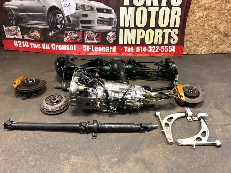 JDM SUBARU IMPREZA WRX STI DCCD TY856WB3KA 6 SPEED MT AWD TRANSMISSION ...