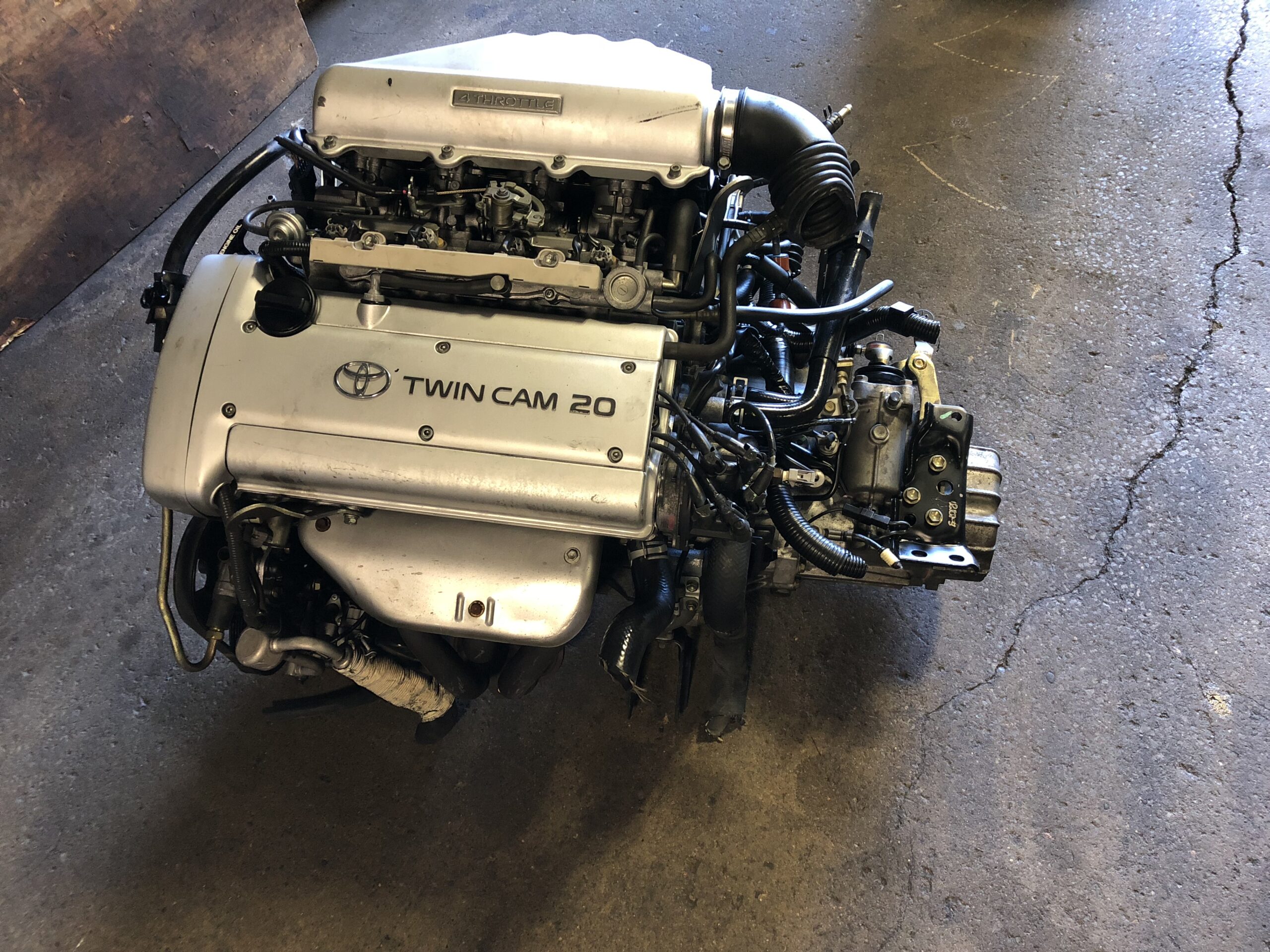 JDM TOYOTA LEVIN 4A-GE ENGINE WITH MANUAL 5 SPEED TRANSMISSION 1.6L ...