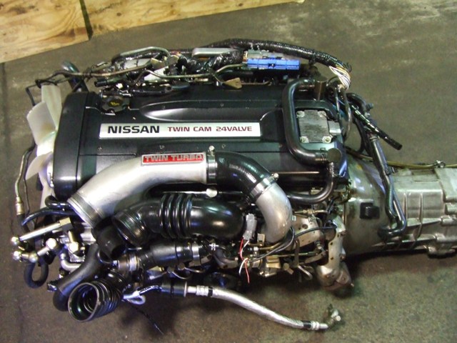 JDM NISSAN SKYLINE GTR RB26DETT R32 ENGINE WITH MT AWD TRANSMISSION HARNESS ECU SUPER CLEAN ...