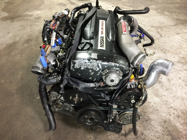 JDM NISSAN SKYLINE GTR R33 BNR33 RB26DETT COMPLETE ENGINE TWIN TURBO 5 ...