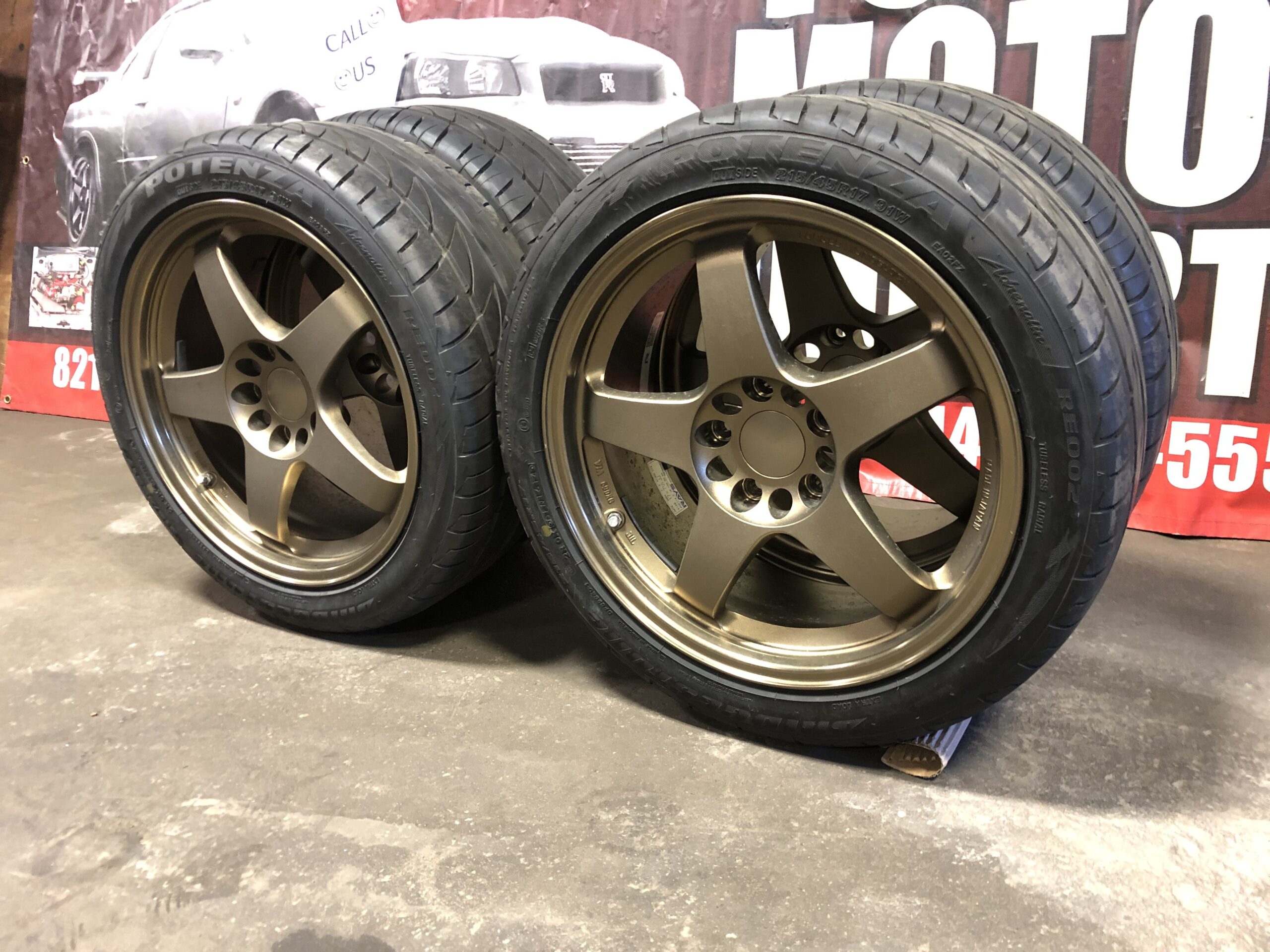 JDM NISMO LM GT4 BRONZE 17 INCH WHEELS FOR SALE MAGS BRIDGESTIONE ...