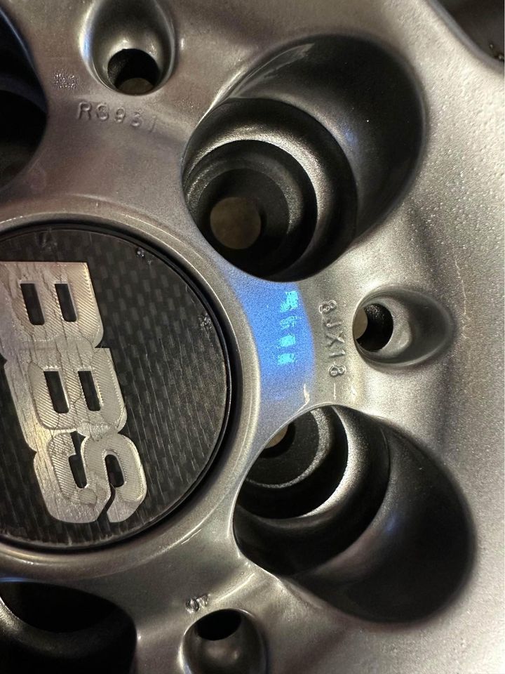 FORGED BBS RS-GT RS931 18X8.0JJ +40 DIAMOND BLACK 18 inches 5X100 MAGS ...